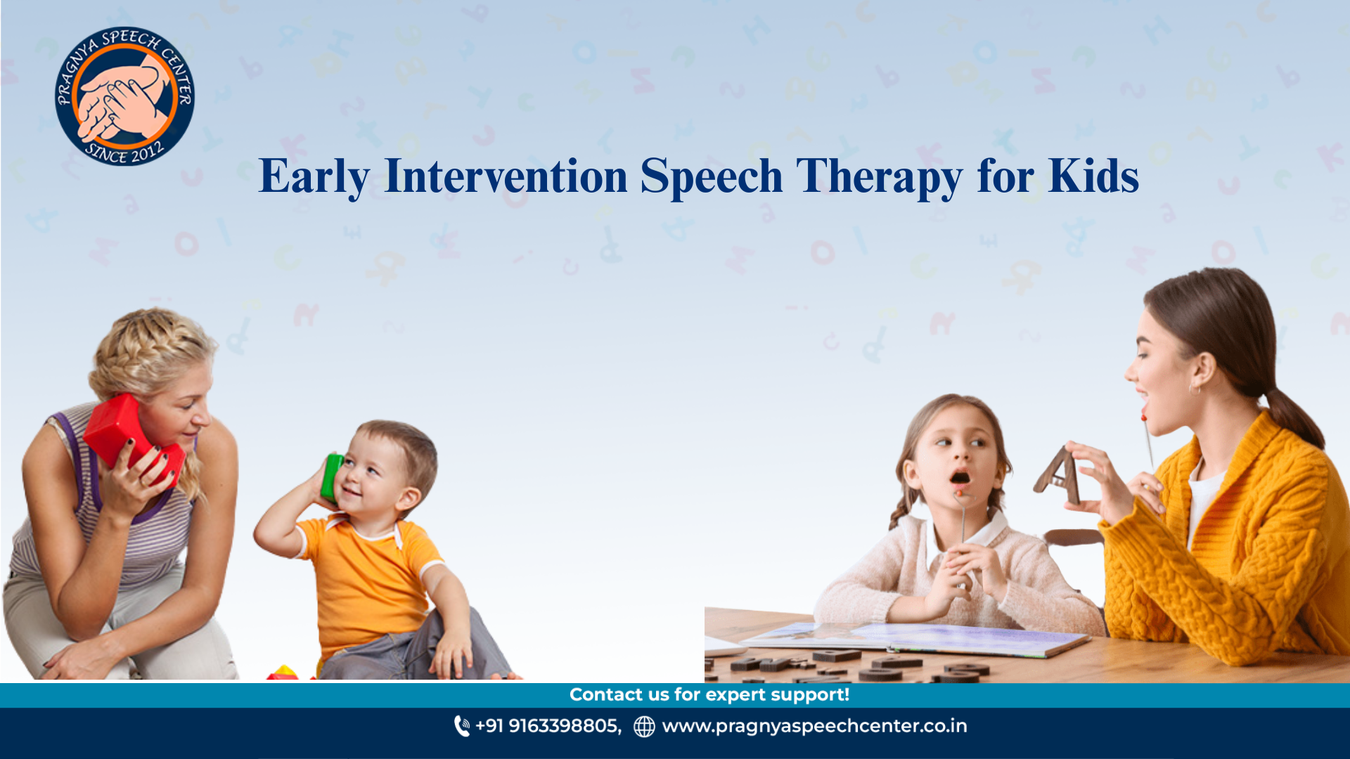 Speech Therapy for Kids Early