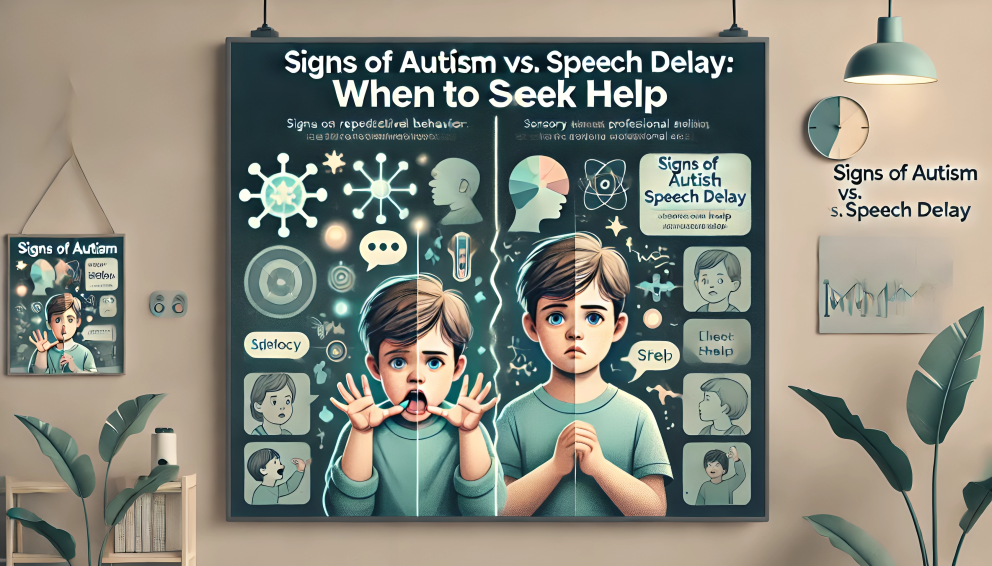 Signs of Autism vs. Speech Delay: How to Identify and Seek Help